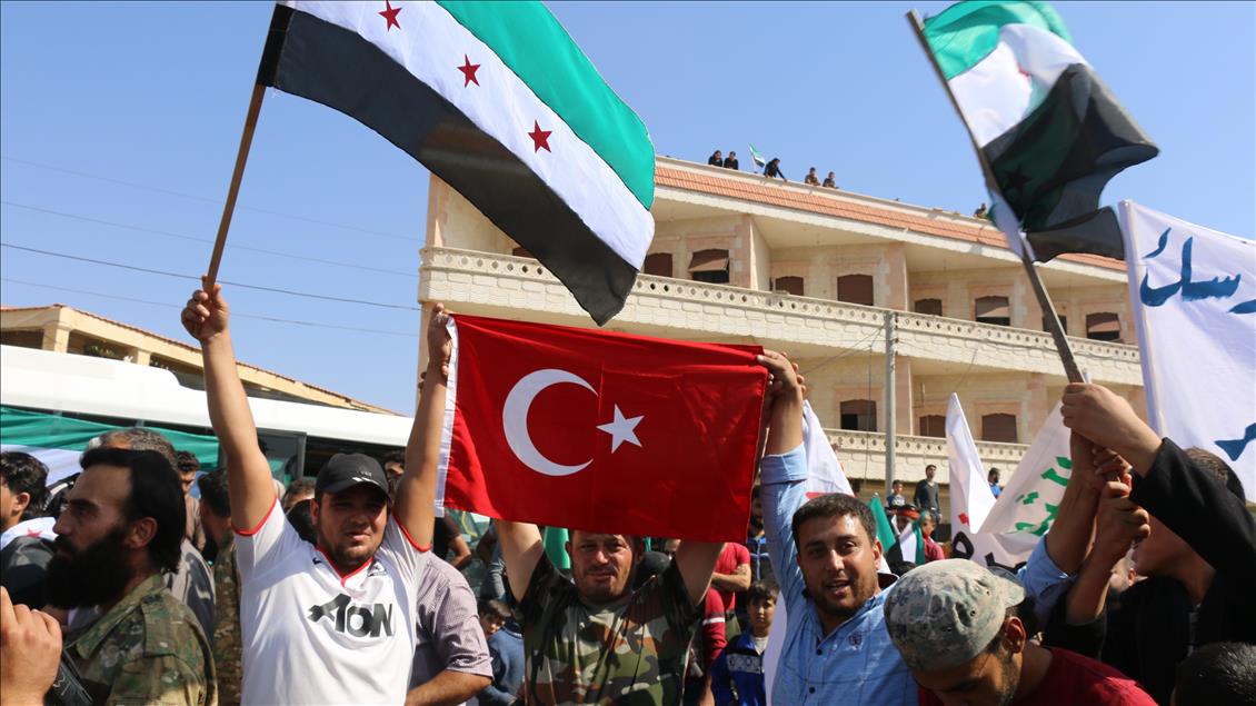 Syrian people support Turkish soldiers in Syria's Idlib - Anadolu Ajansı