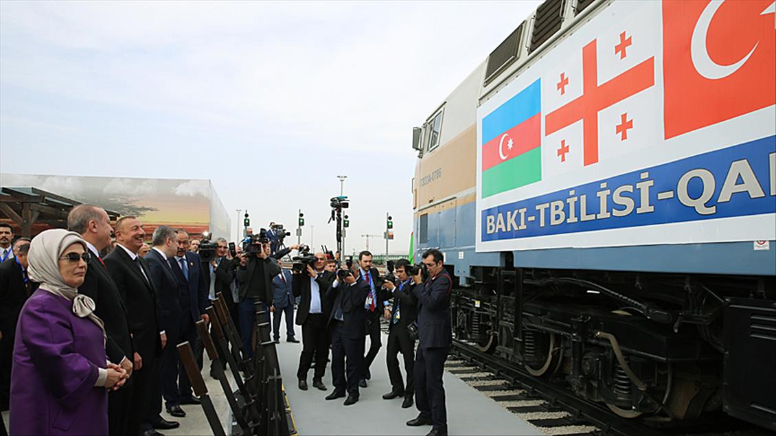 Train service linking Baku-Tbilisi-Kars launched - Anadolu Ajansı