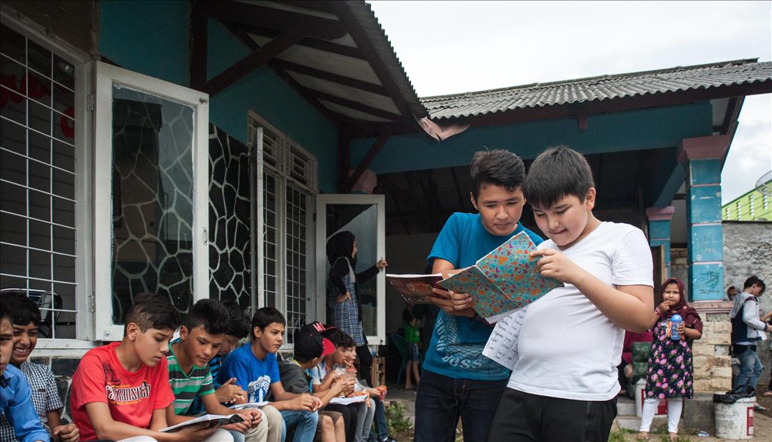 Refugee Learning Center in Indonesia's Bogor - Anadolu Ajansı