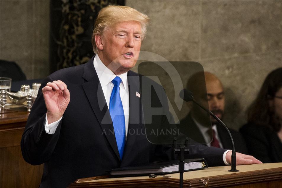 President Trump's First State of the Union Address - Anadolu Ajansı
