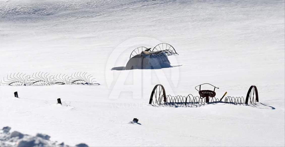 El fuerte frío que se vive en el este de Turquía - Anadolu Ajansı