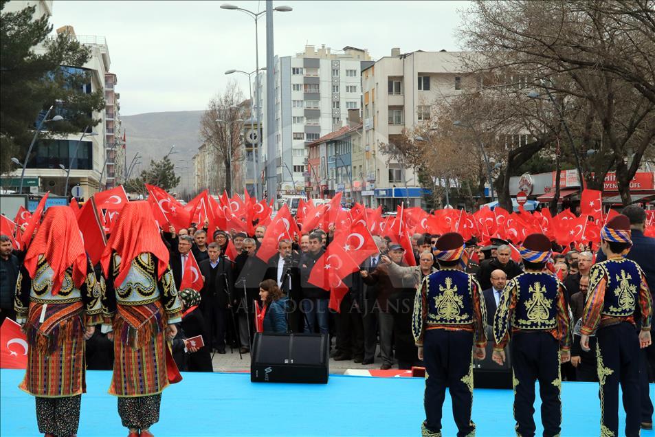 Kadınlardan Zeytin Dalı Harekatı'na destek mitingi - Anadolu Ajansı