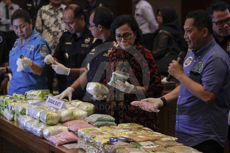 BNN sita 111 kg narkotika jenis shabu dan ekstasi - Anadolu Ajansı