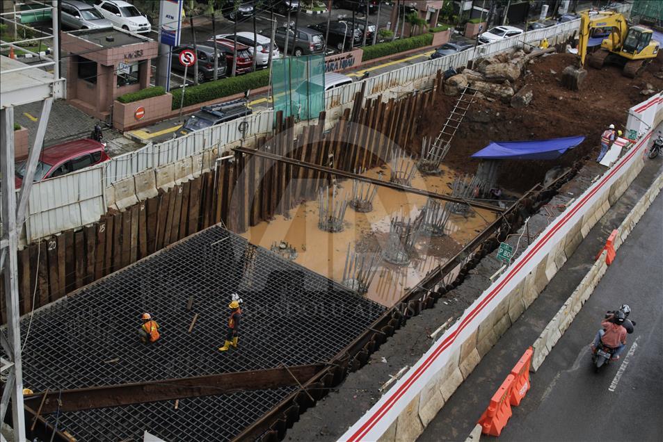 Pembangunan infrastruktur transportasi di seluruh Jakarta - Anadolu Ajansı