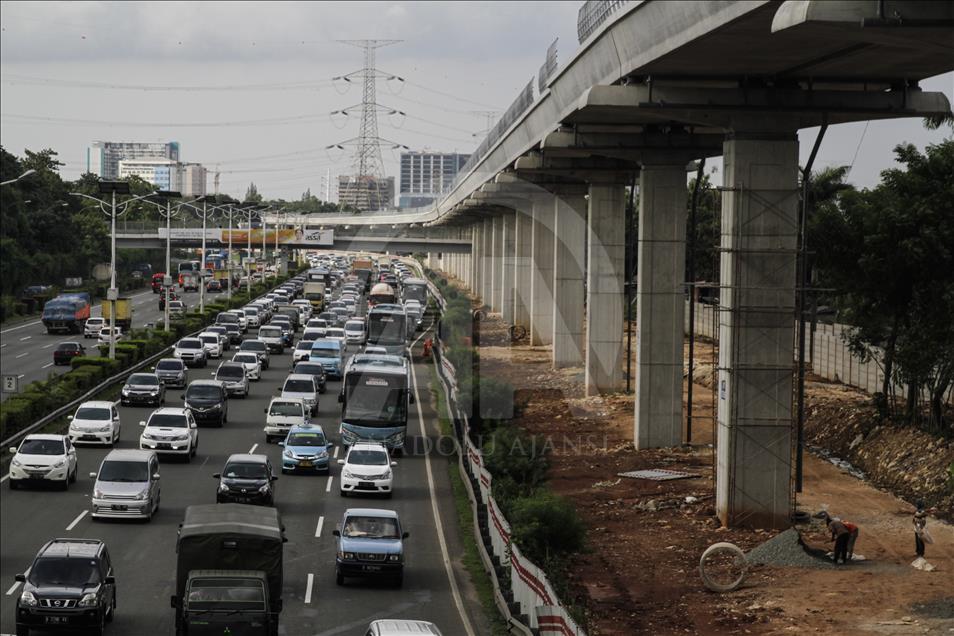 Pembangunan infrastruktur transportasi di seluruh Jakarta - Anadolu Ajansı