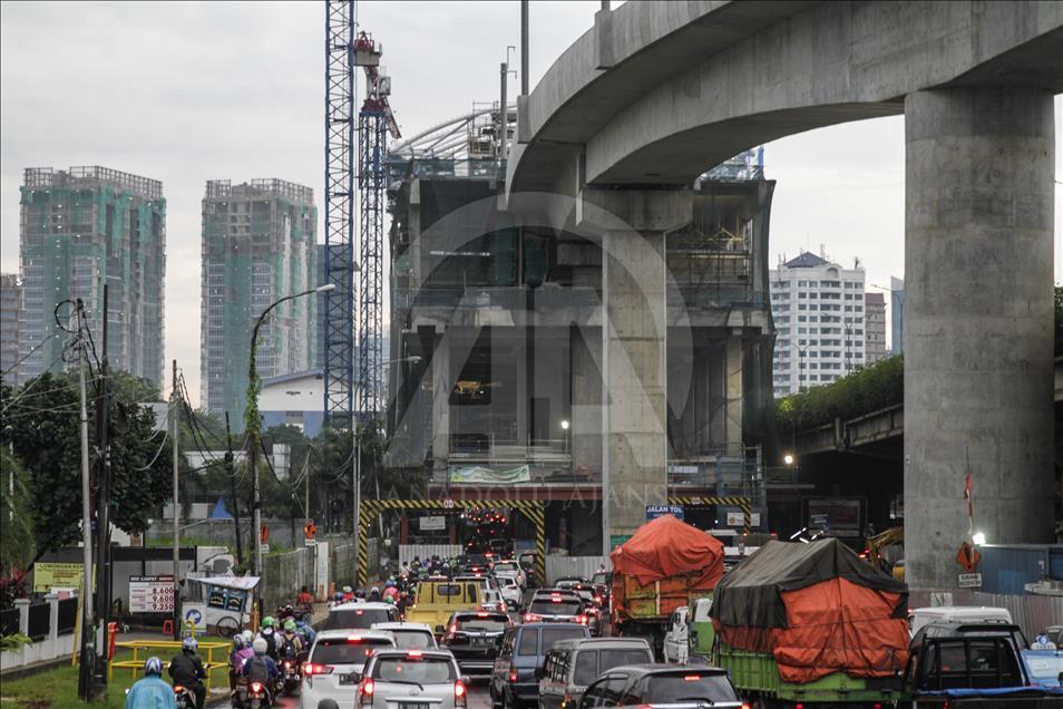 Pembangunan infrastruktur transportasi di seluruh Jakarta - Anadolu Ajansı
