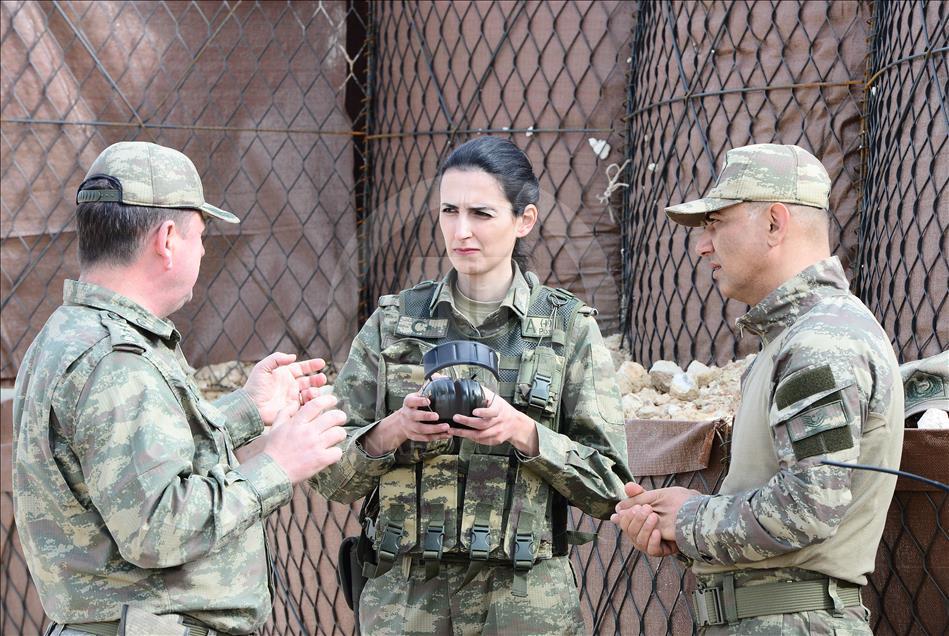 Turkish female troops provide backup in Afrin operation - Anadolu Ajansı