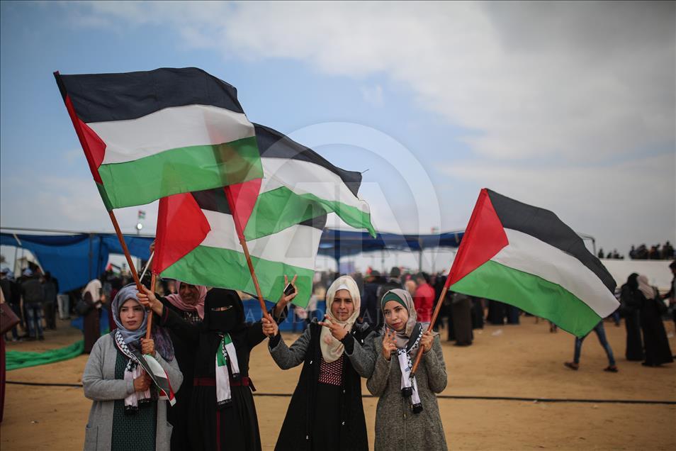 The "Great Return March" in Gaza - Anadolu Ajansı
