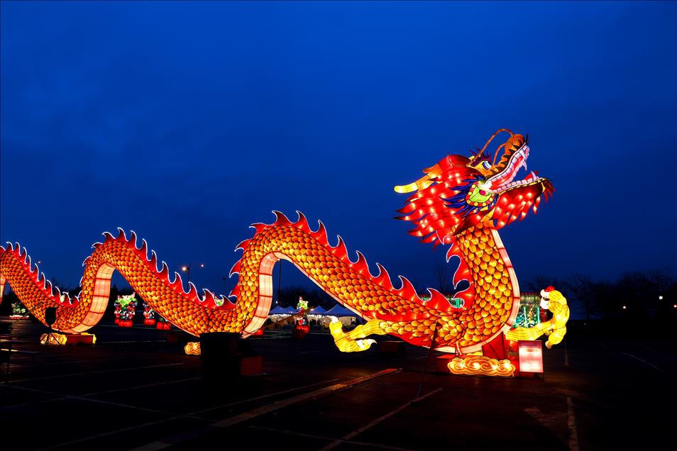 Dragon lights exhibit in Chicago - Anadolu Ajansı