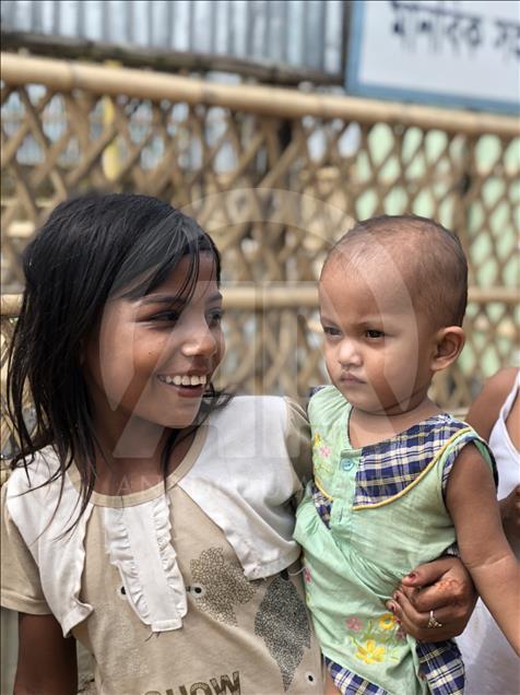 Eid Al-Adha happiness of Rohingya kids in Myanmar - Anadolu Ajansı
