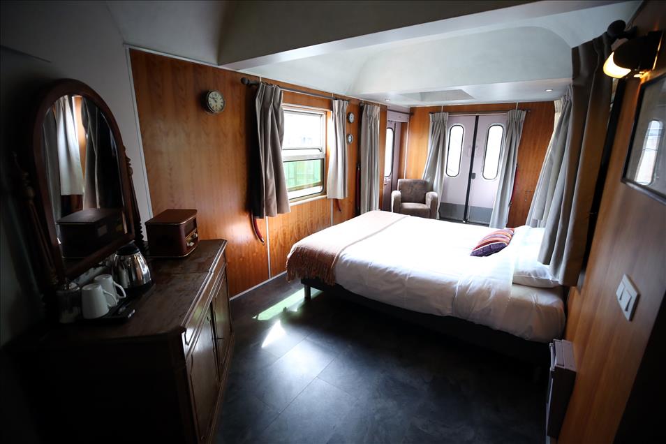 Train concept hostel in Brussels - Anadolu Ajansı