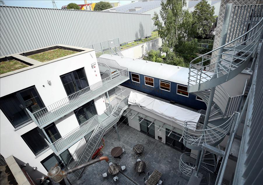 Train concept hostel in Brussels - Anadolu Ajansı