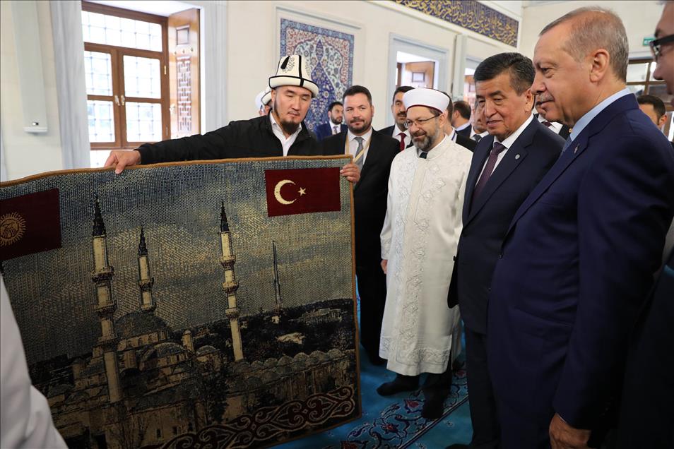 Turkish President Erdogan in Bishkek - Anadolu Ajansı