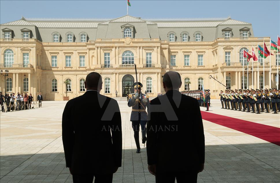 Turkish President Erdogan in Baku - Anadolu Ajansı