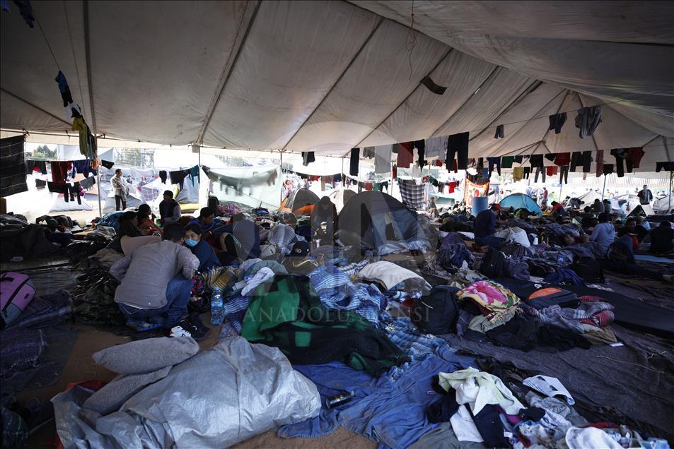 Migrantski kamp u meksičkoj Tijuani - Anadolu Ajansı