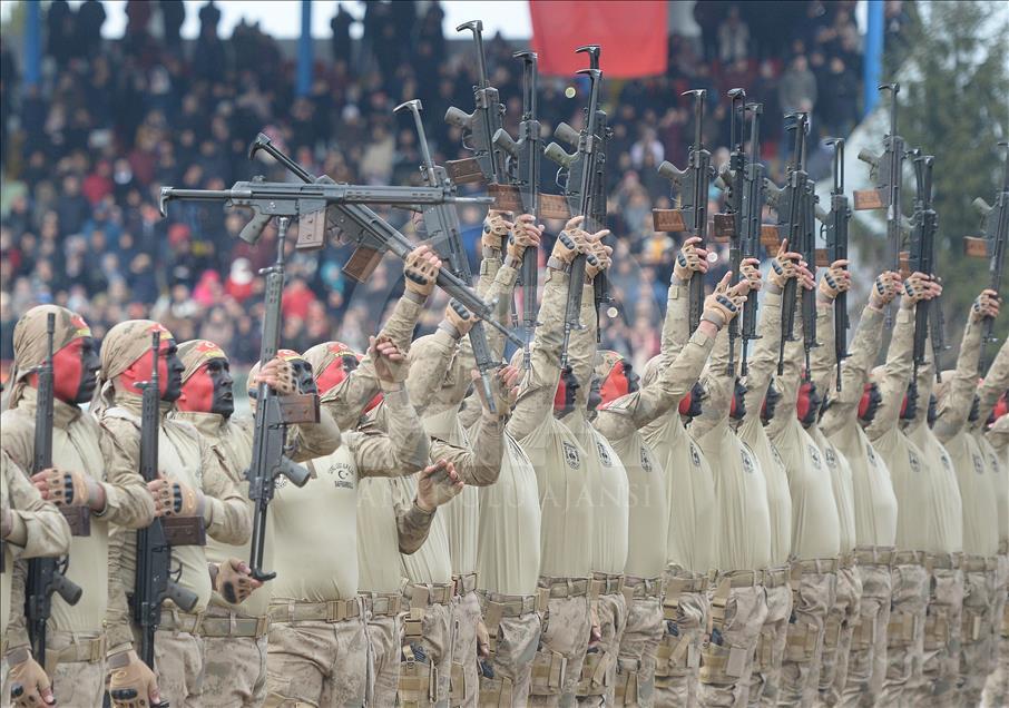 Graduation ceremony of specialized sergeants in Turkey's Karabuk ...