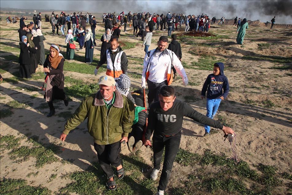 "Great March of Return" demonstrations continue in Gaza - Anadolu Ajansı