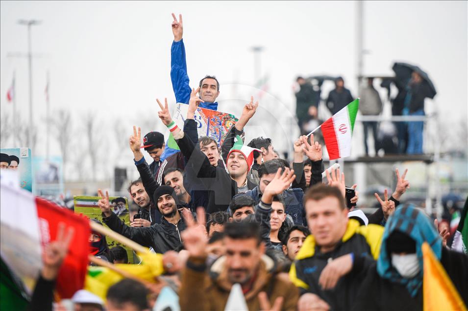 Irán Celebra 40 Años De Revolución Islámica Anadolu Ajansı