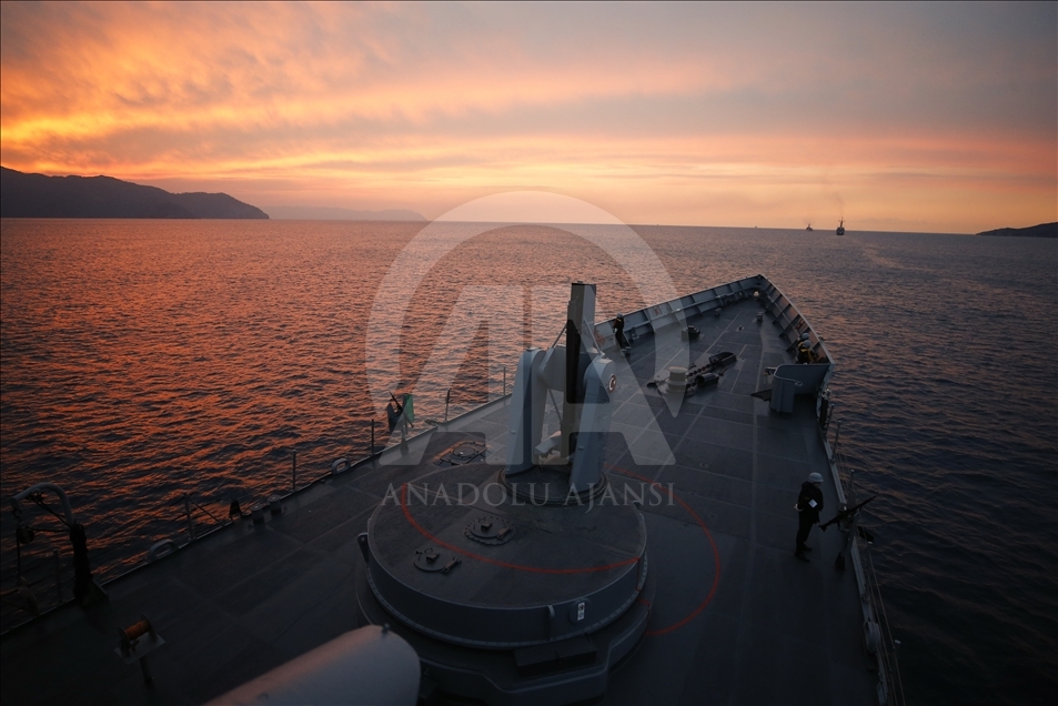 Turquie: Lancement de l'exercice militaire "Mavi Vatan 2019" - Anadolu ...