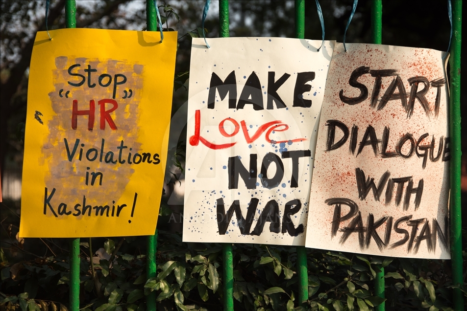 Citizen Human Rally in Delhi against War - Anadolu Ajansı