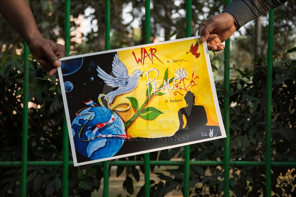 Citizen Human Rally in Delhi against War - Anadolu Ajansı