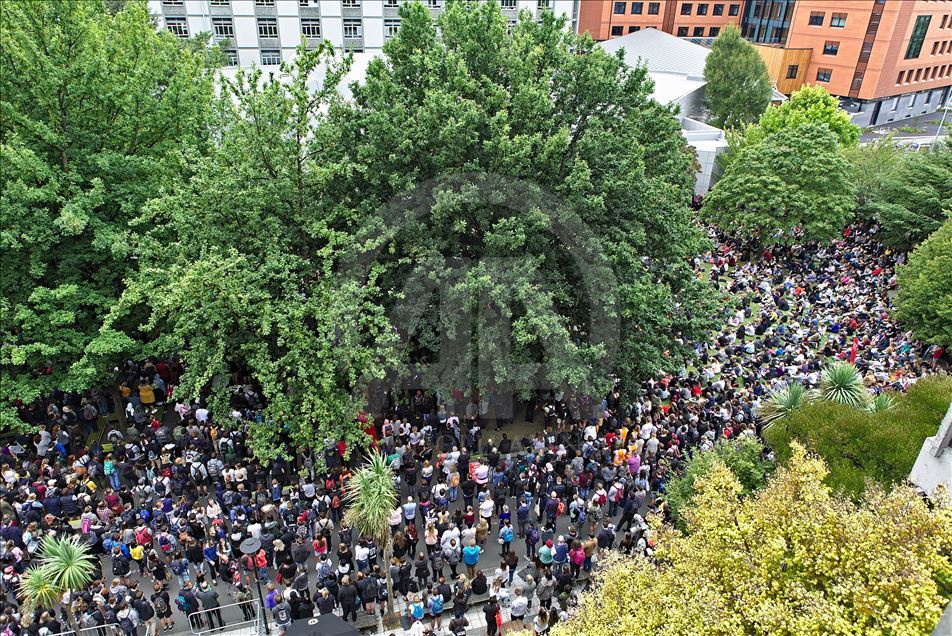 Aksi pernghormatan korban penembakan di masjid Al Noor dan Linwood ...