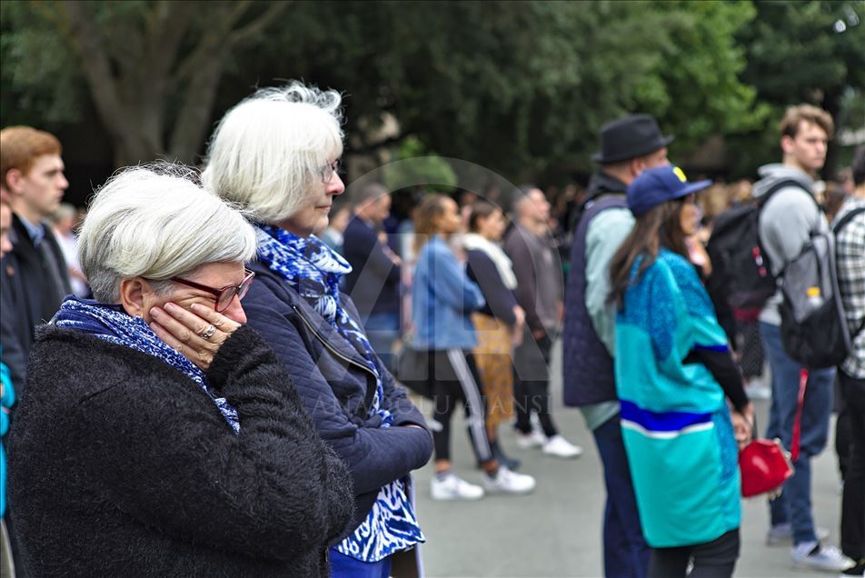 Aksi pernghormatan korban penembakan di masjid Al Noor dan Linwood ...