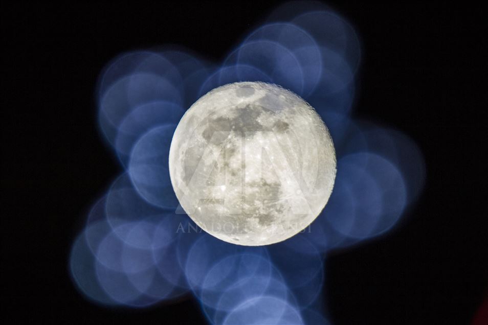 Full moon over Turkey's Igdir - Anadolu Ajansı