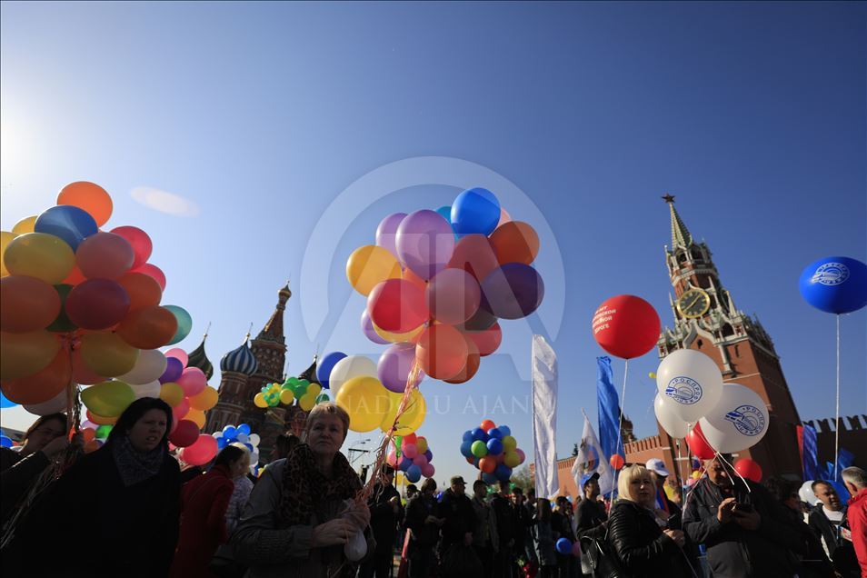 May Day celebrations in Moscow - Anadolu Ajansı