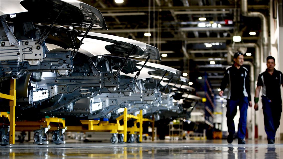 Mercedes-Benz's automobile factory in Moscow - Anadolu Ajansı