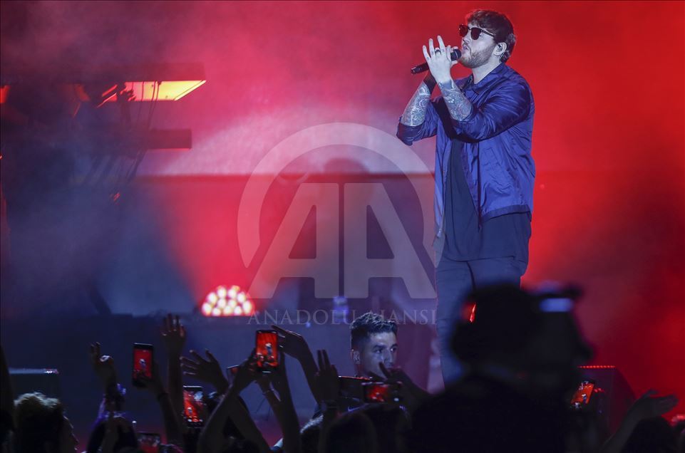 James Arthur gives concert in Antalya - Anadolu Ajansı
