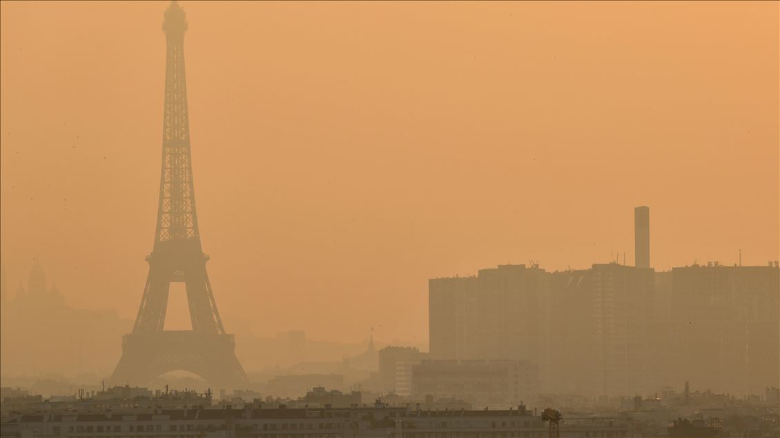 Air pollution in Paris - Anadolu Ajansı