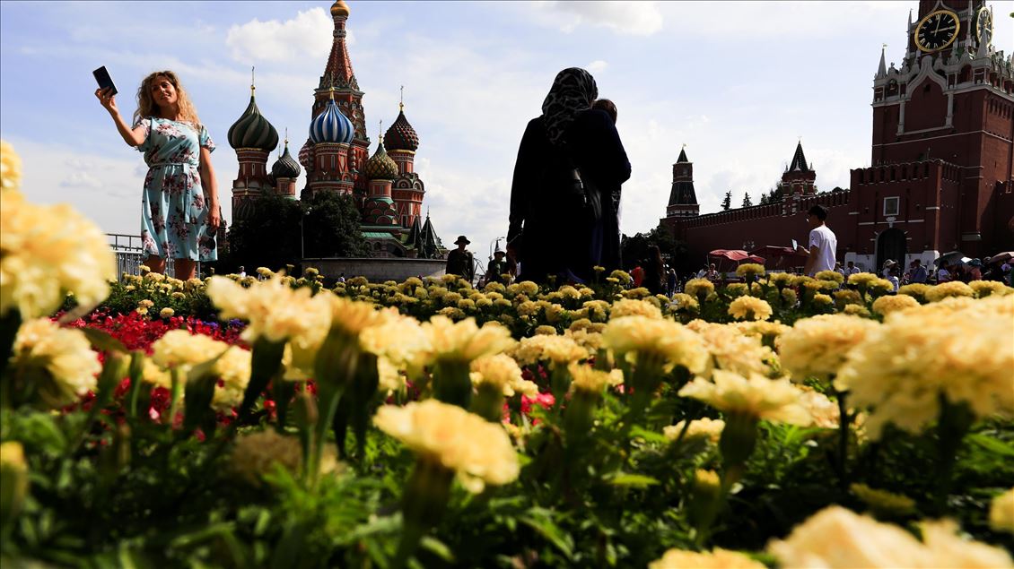 Flower Festival in Moscow - Anadolu Ajansı