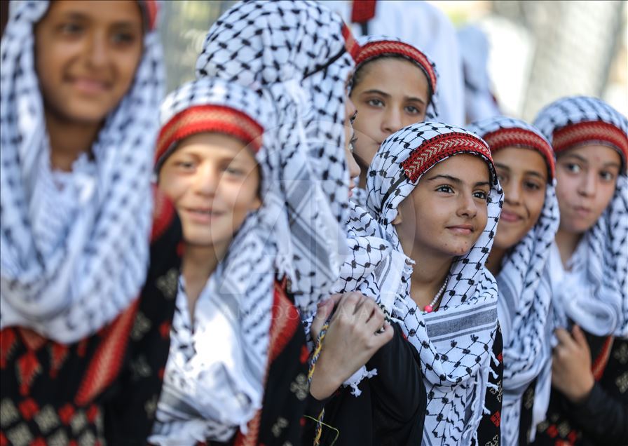 Traditional Palestinian Dress Day - Anadolu Ajansı
