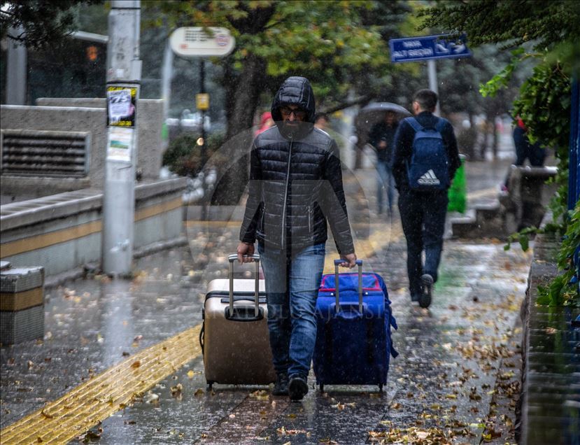 Heavy rain in Ankara - Anadolu Ajansı