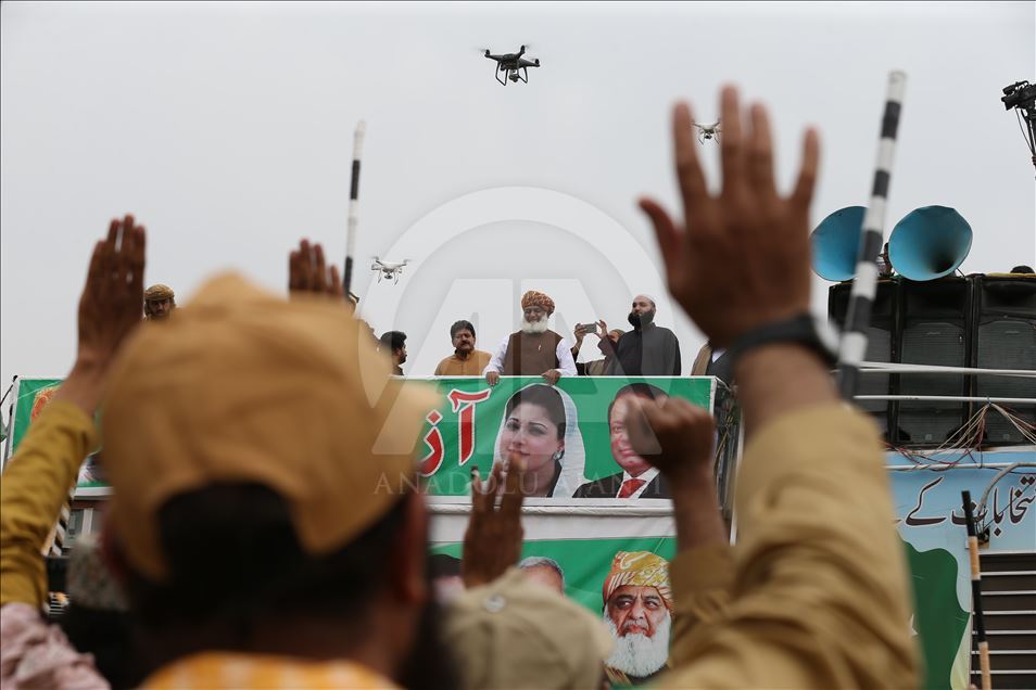 "Azadi March" in Islamabad - Anadolu Agency