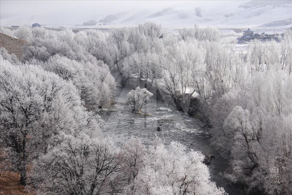 Fuerte invierno en Tunceli de Turquía - Anadolu Ajansı
