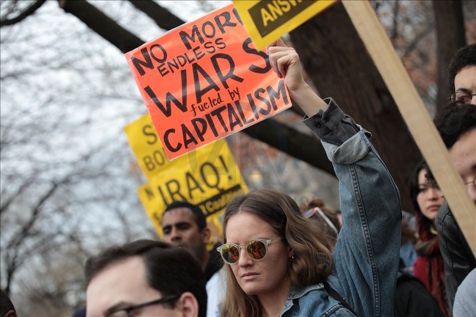 Anti-war rally in Washington - Anadolu Ajansı