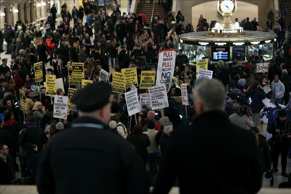 Subway Protest Takes Over Grand Central, Midtown Streets in NYC ...
