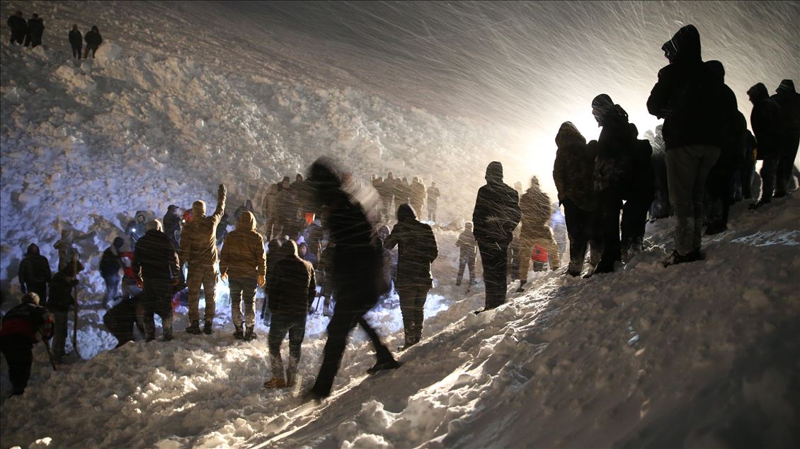 At least 5 killed in avalanche in eastern Turkey - Anadolu Ajansı