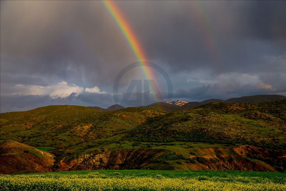 Spring in Palu town in eastern Turkey - Anadolu Ajansı