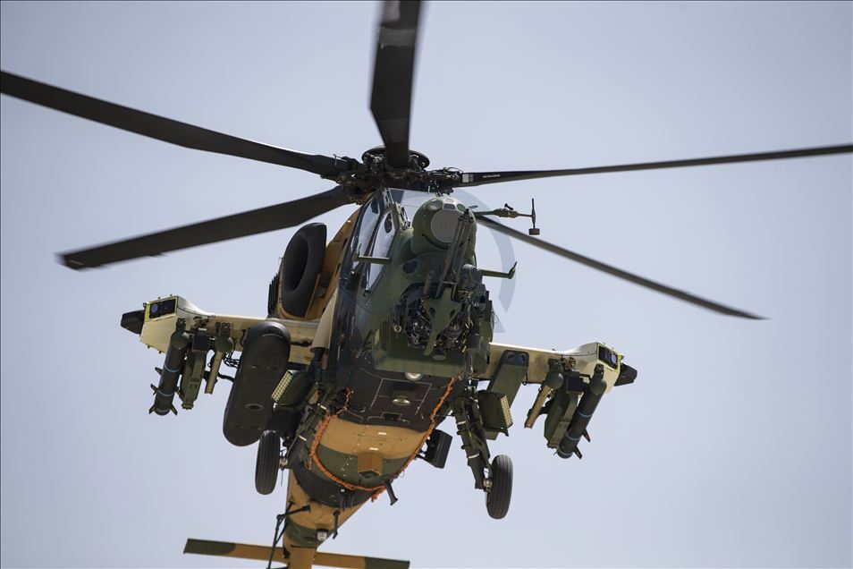 Special flight with ATAK helicopter within "Commemoration of Ataturk ...