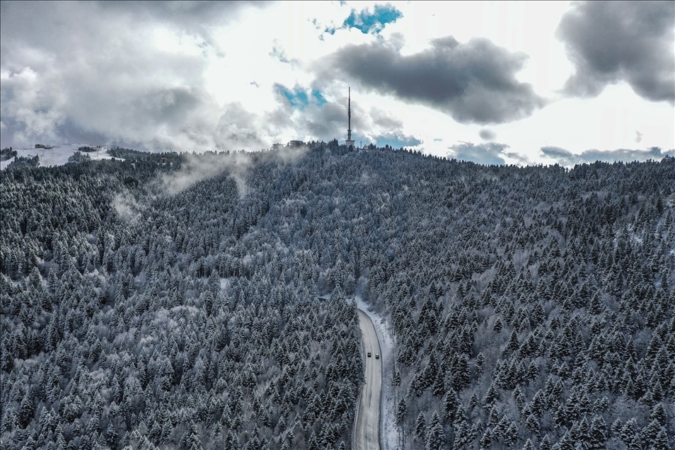 Winter views of Turkey's Uludag - Anadolu Ajansı