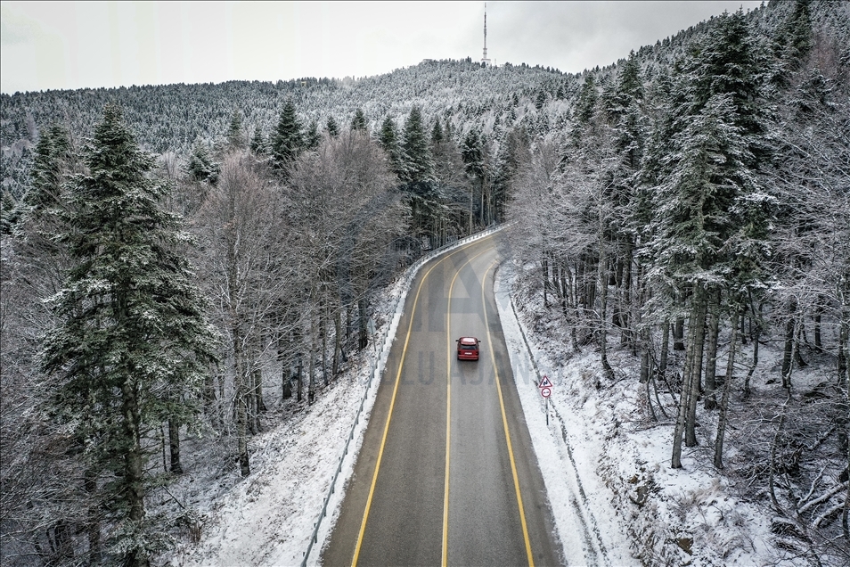 Winter views of Turkey's Uludag - Anadolu Ajansı