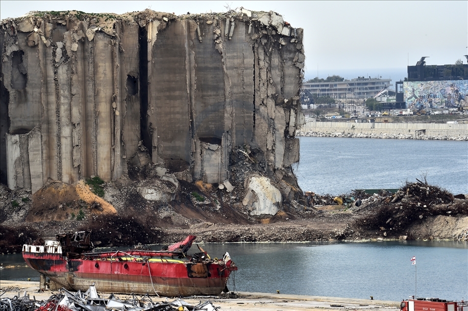 Wreckage still waits to be cleared in wake of blast in Beirut - Anadolu ...