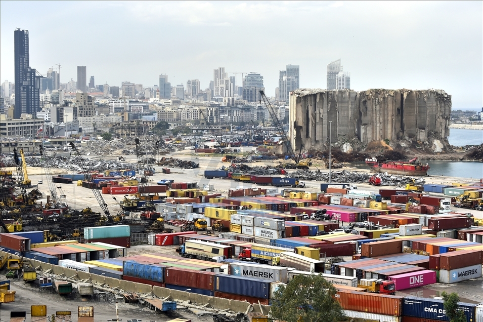 Wreckage still waits to be cleared in wake of blast in Beirut - Anadolu ...