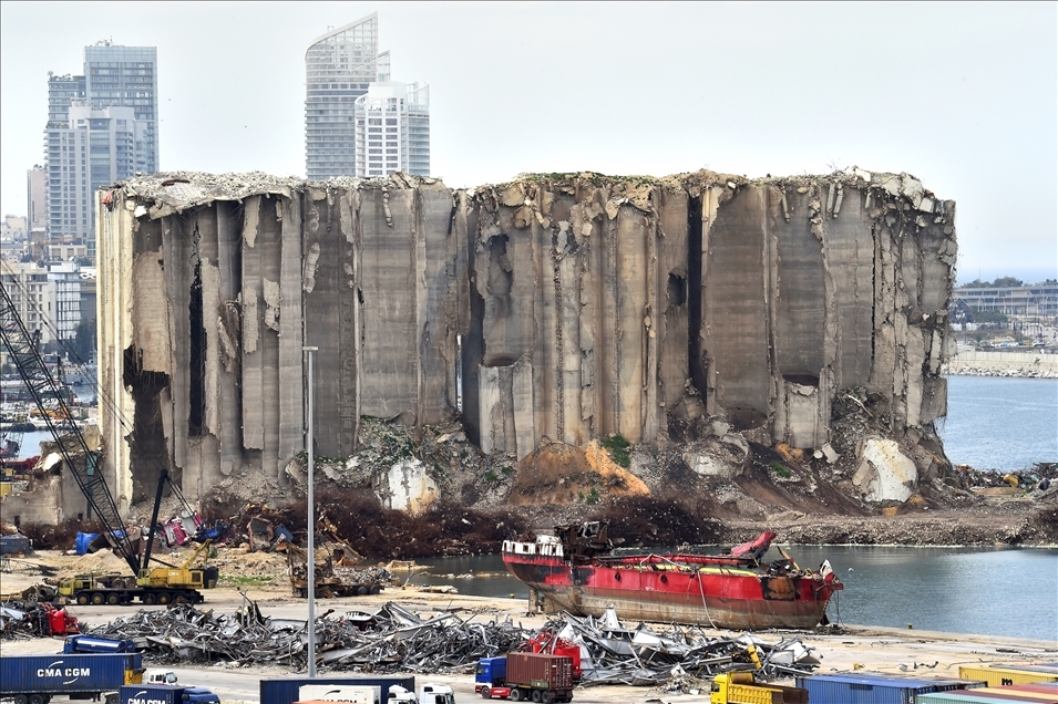 Wreckage still waits to be cleared in wake of blast in Beirut - Anadolu ...