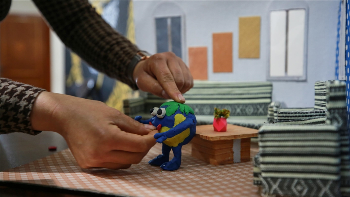 Palestinian women's animation studio in Gaza - Anadolu Ajansı