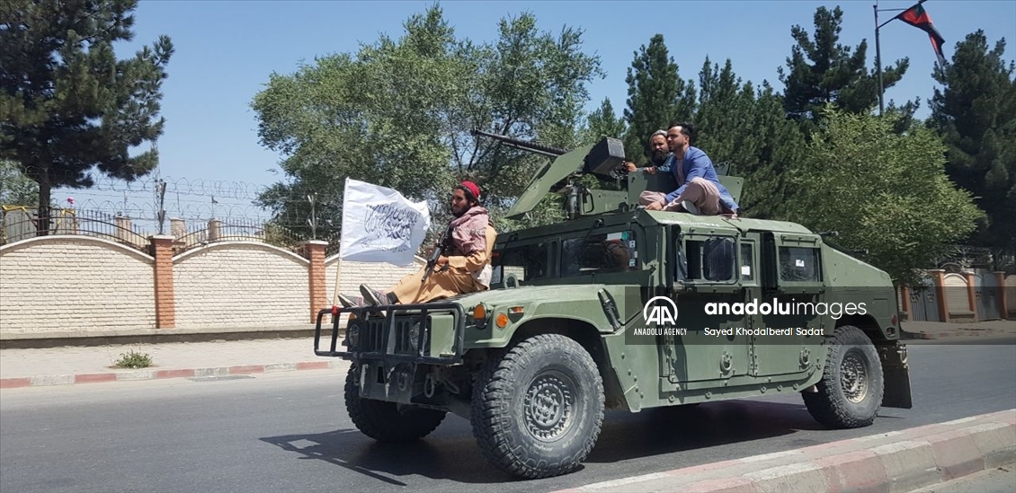 Taliban patrols Afghan capital Kabul - Anadolu Ajansı