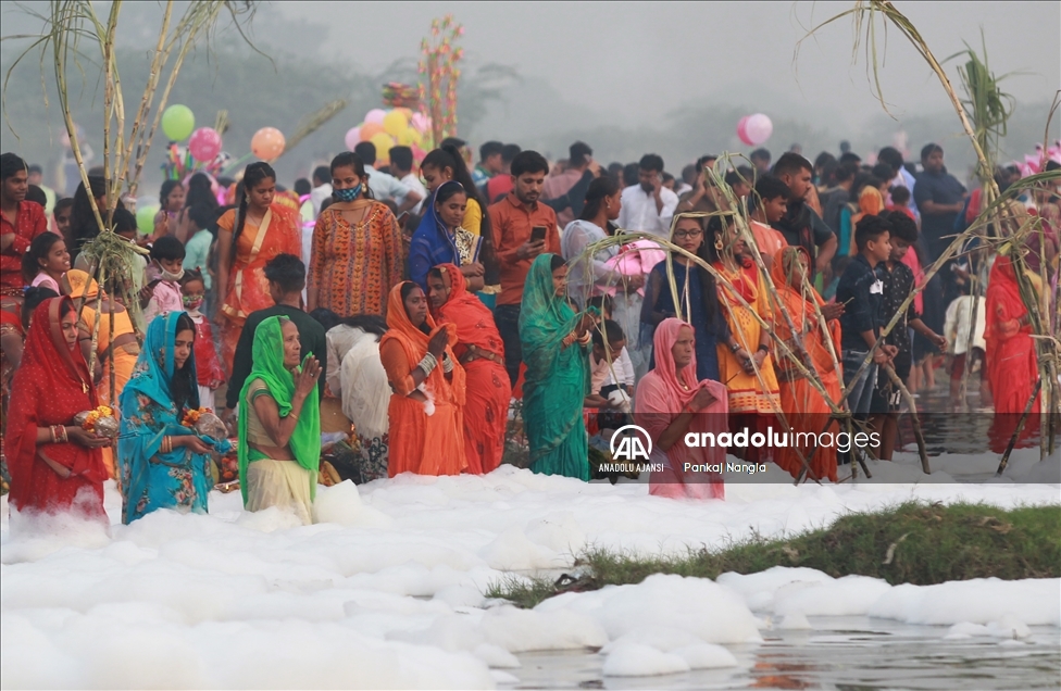 Hindistan'da Chhath Parva Festivali - Anadolu Ajansı